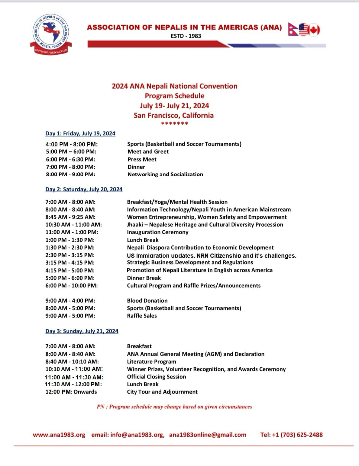 Experience Three Days of Nepali Culture at ANA Conference 2024 in San ...